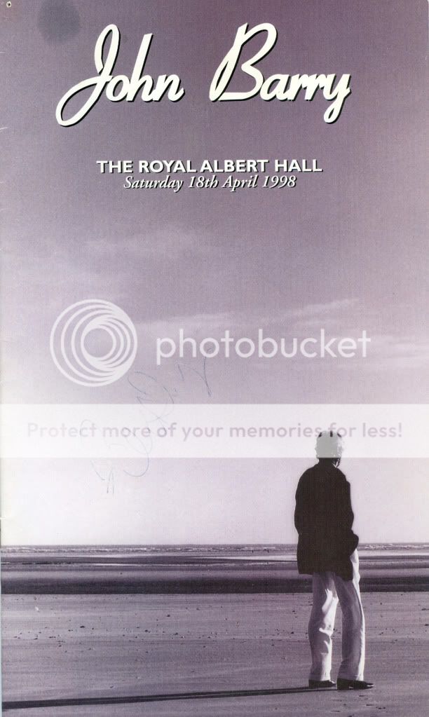 FSM Board: John Barry autograph