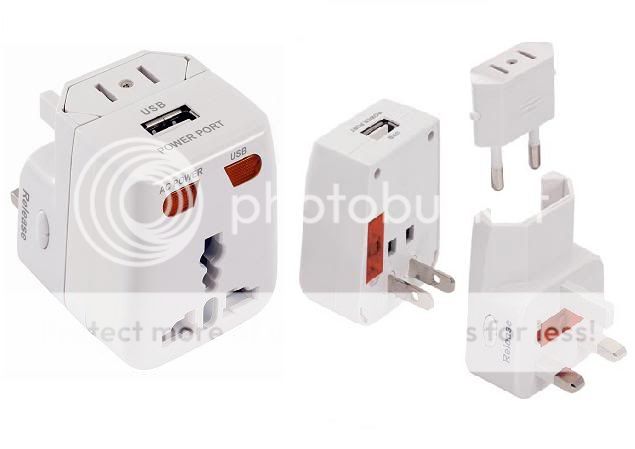 UTA-998 UNIVERSAL TRAVEL ADAPTOR WITH USB - 1NOWmy Digimate: Best ...
